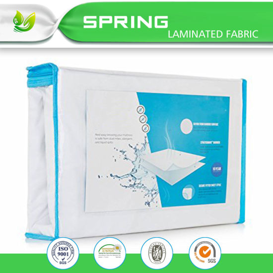 Organic Waterproof Fitted Stretch Knit Canvas Plastic Mattress Cover ...